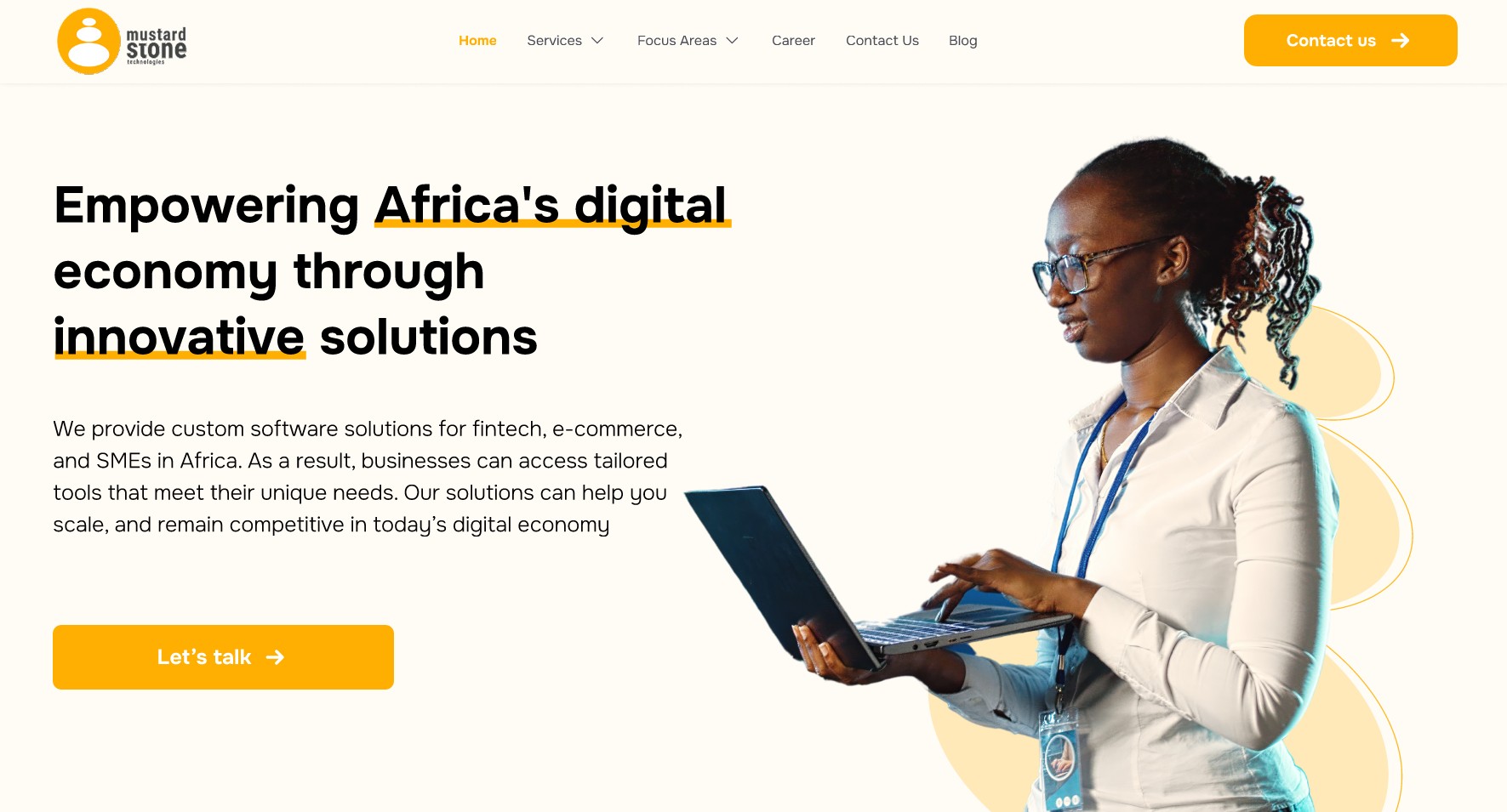 Contact Mustard Stone: Partner with Innovation